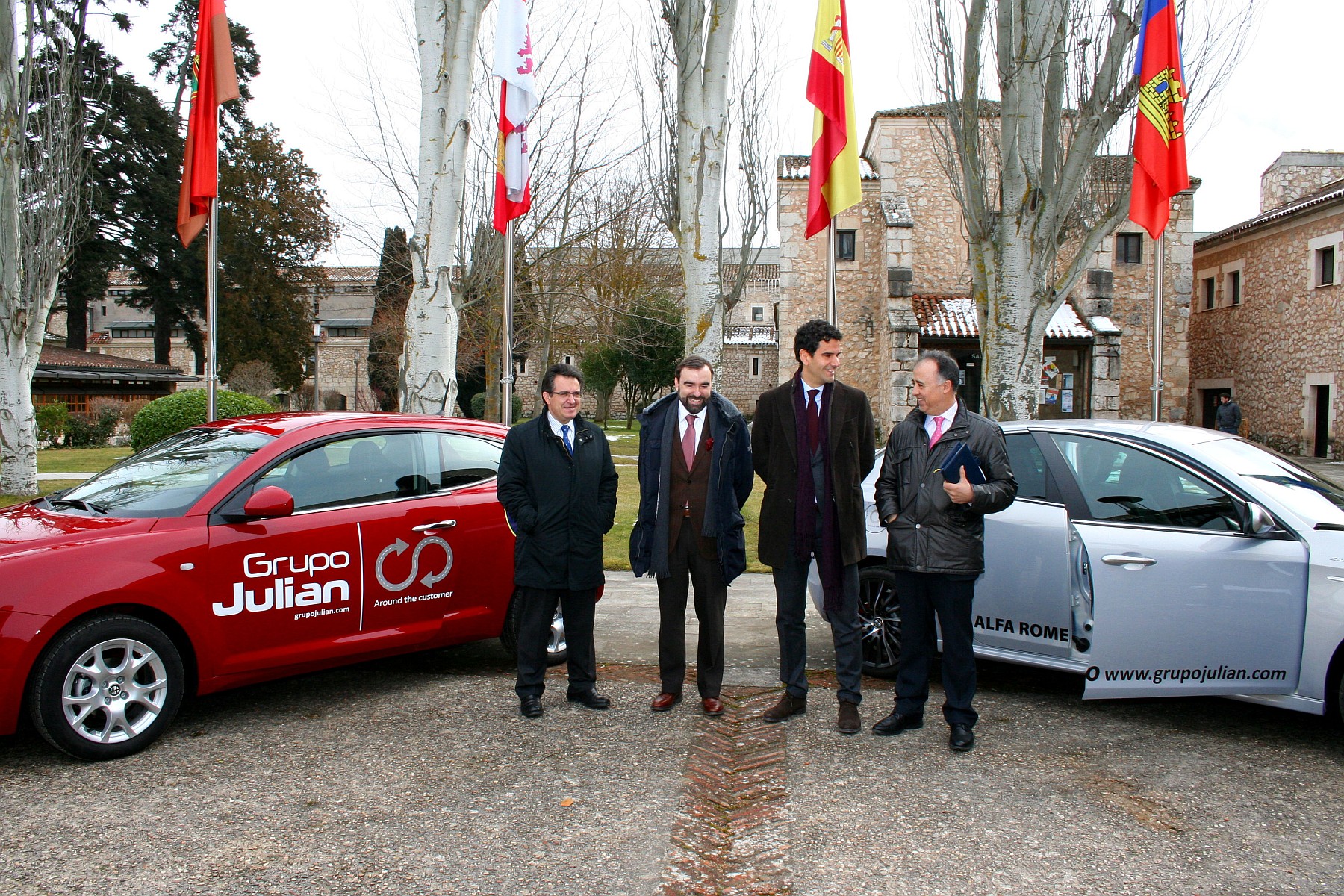 Grupo Julián y Alfa Romeo ceden dos vehículos a la UBU y renuevan el ...